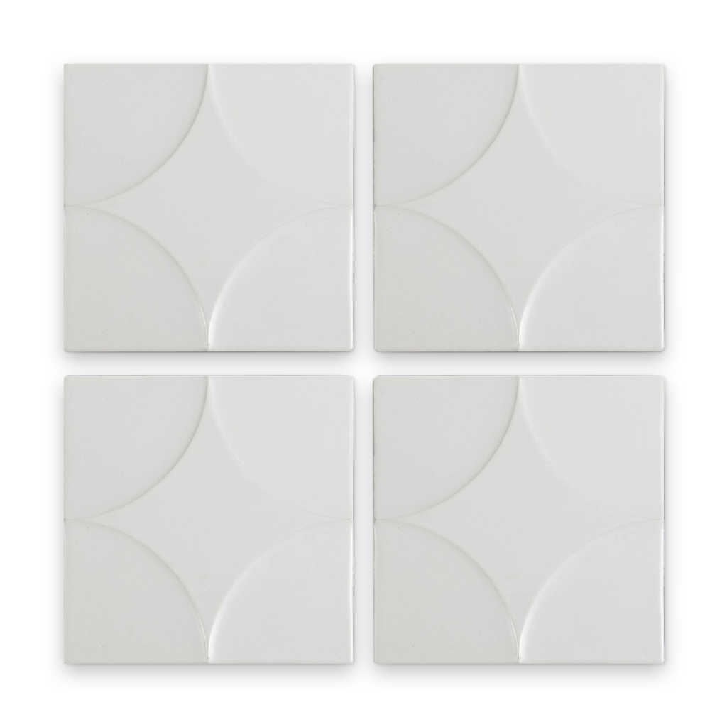Hana 6x6 Matte - Relief Square Tile – Bodega Style